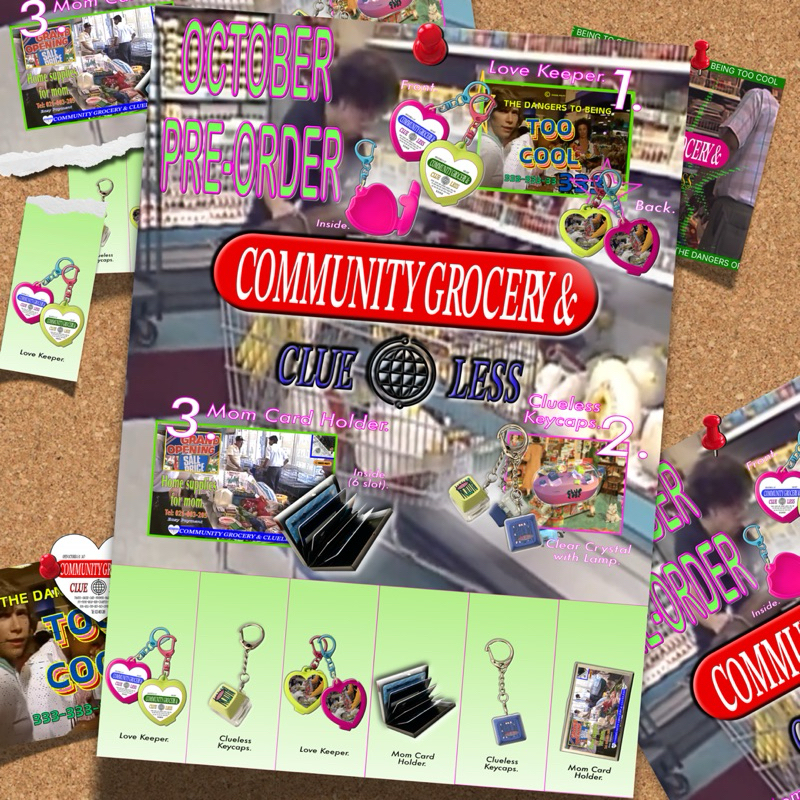 Jual [Ready Stock Love Keeper] Community Grocery and Clueless | Shopee ...