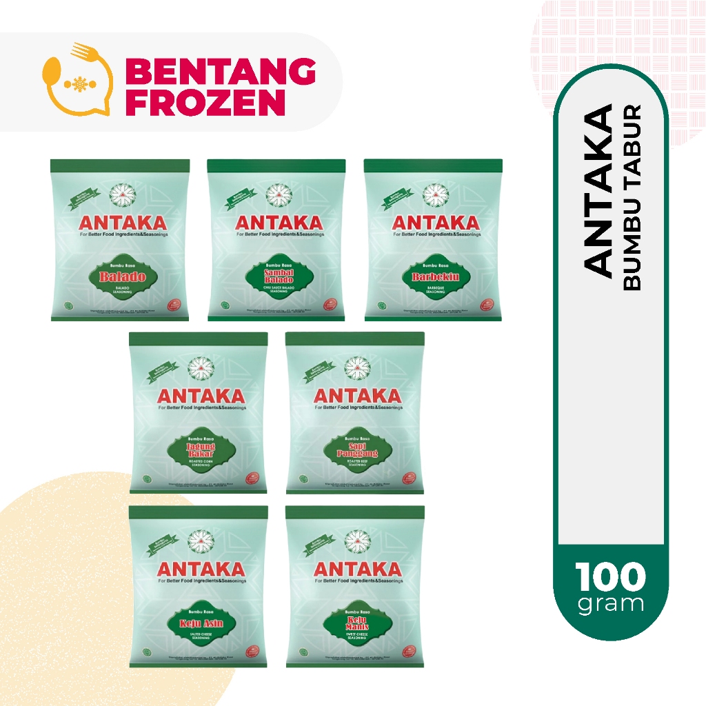 Jual Antaka Bumbu Tabur Aneka Rasa 100gr / Bumbu Tabur Kentang | Shopee ... Jual Antaka Bumbu Tabur Aneka Rasa 100gr / Bumbu Tabur Kentang | Shopee ...