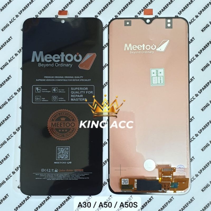 Jual NEW MEETOO LCD TOUCHSCREEN SAMSUNG GALAXY A30 / A50 / A50S / A305 / A505 / A507 BLACK ...