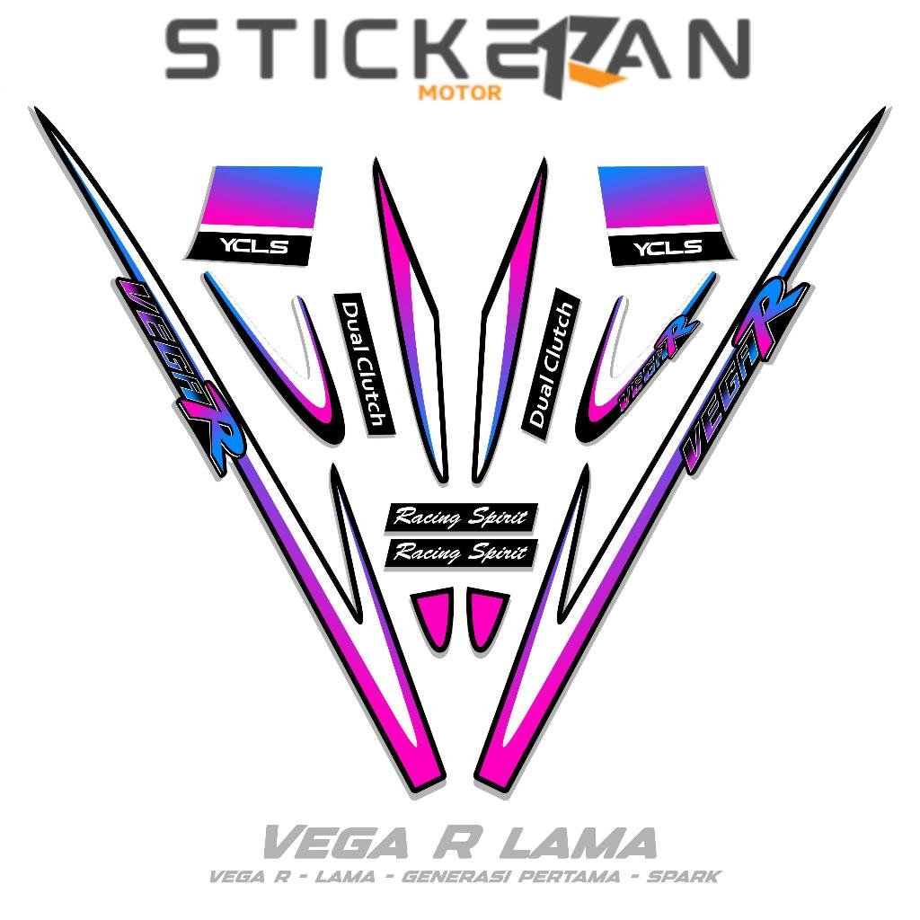Jual STRIPING YAMAHA VEGA R MOTIF 1 /2005-2013/DECAL/VINTAGE/STIKER ...