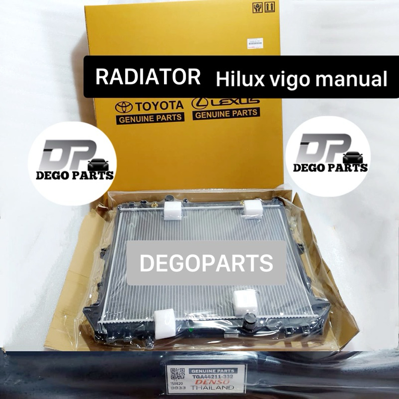 Jual RADIATOR HILUX VIGO MANUAL DIESEL ASLI ORIGINAL | Shopee Indonesia