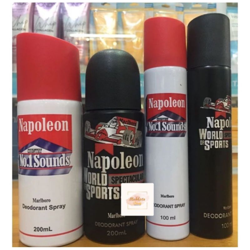 Jual Napoleon Marlboro Deodorant Parfume Spray 200ml& 100ml | Shopee ...