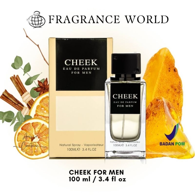 Jual Fragrance World Cheek for Men EDP 100ml | Shopee Indonesia