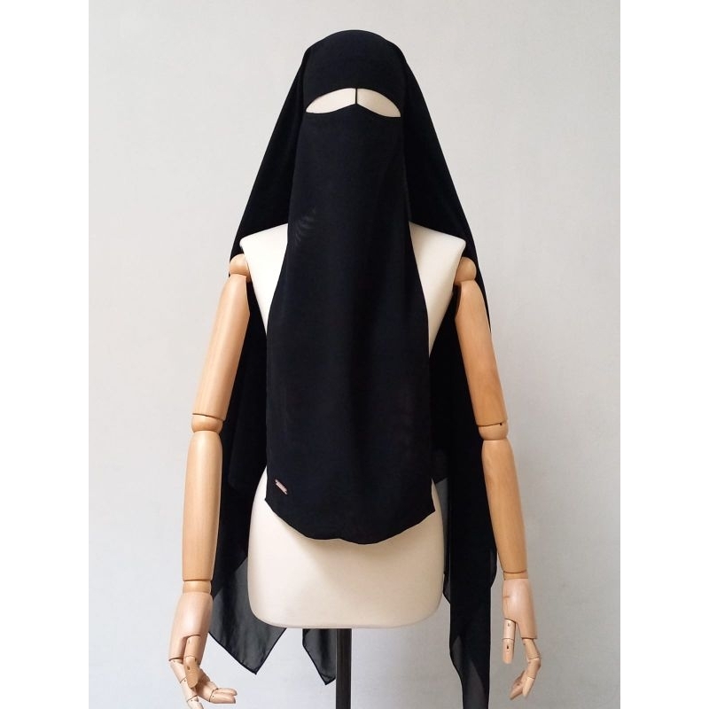 Jual NIQAB BURQA HANANIA 2 IN 1 | Shopee Indonesia