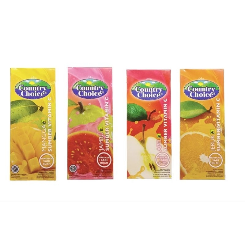 Jual COUNTRY CHOICE SARI BUAH / FIT FRESH 250ml | Shopee Indonesia