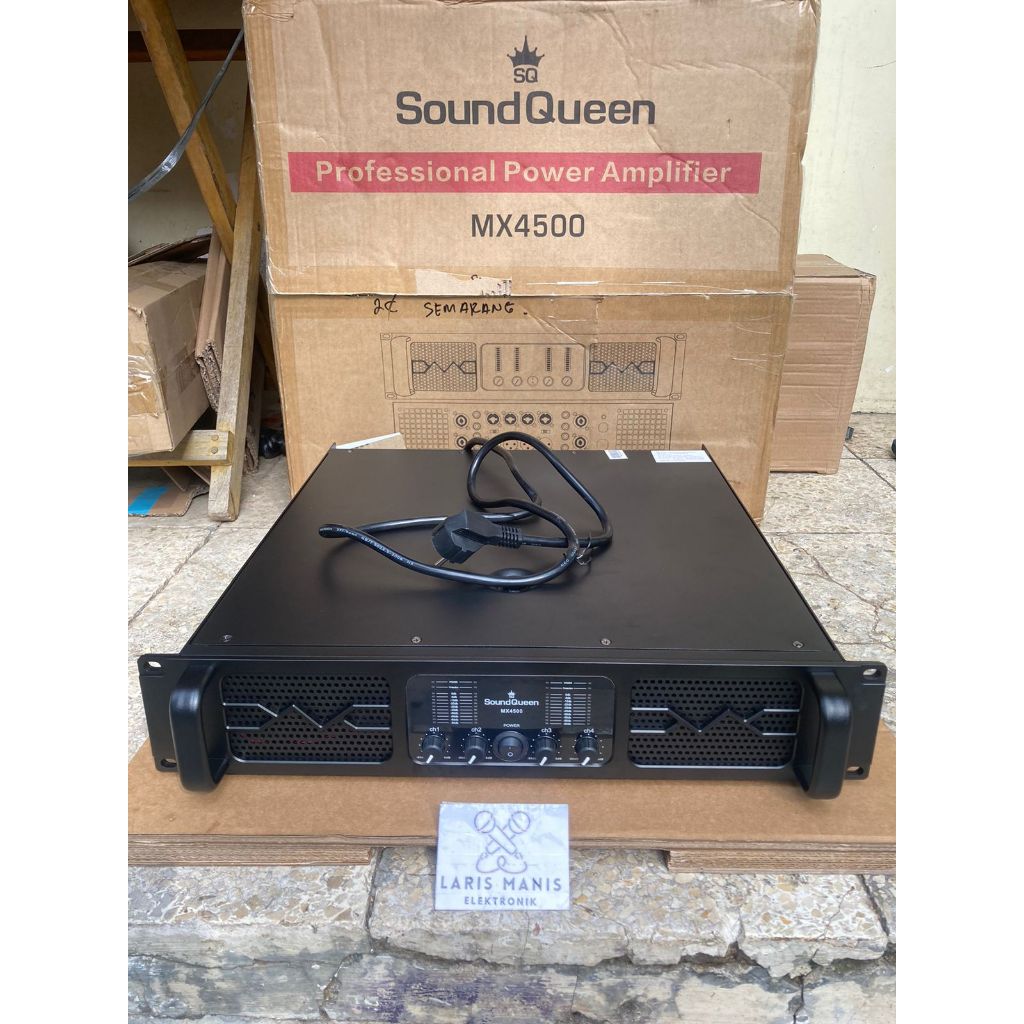 Jual POWER AMPLIFIER SOUNDQUEEN MX4500 MX-4500 MX 4500 Original 4 ...