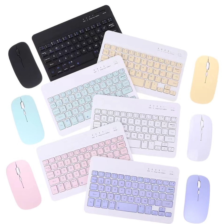 Jual Serba Populer 1 Inch 3 in 1 Wireless Bluetooth Keyboard Mouse Set ...