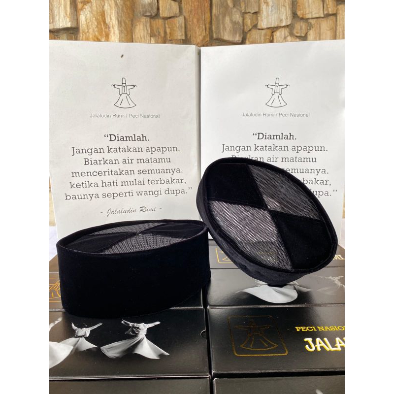 Jual PECI JALALUDDIN RUMI ORIGINAL | PECI SONGKOK HITAM NASIONAL ...