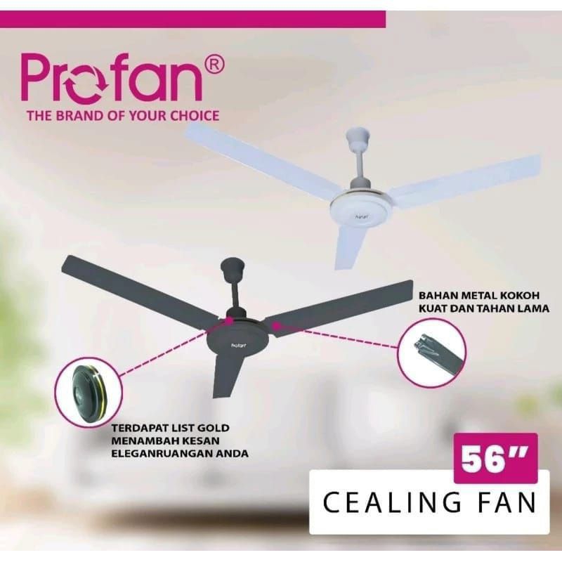 Jual Kipas Angin Gantung | Plafon PROFAN 56 inch RCF-56E | Ceiling Fan ...