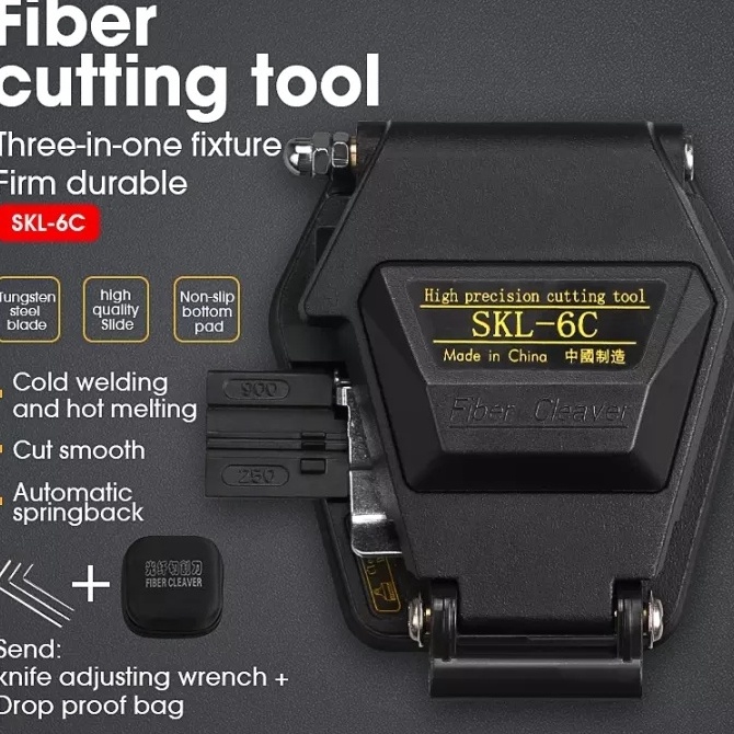 Jual Fast Shipment SKL6C Fiber cleaver cable cutting knife FTTT fiber ...