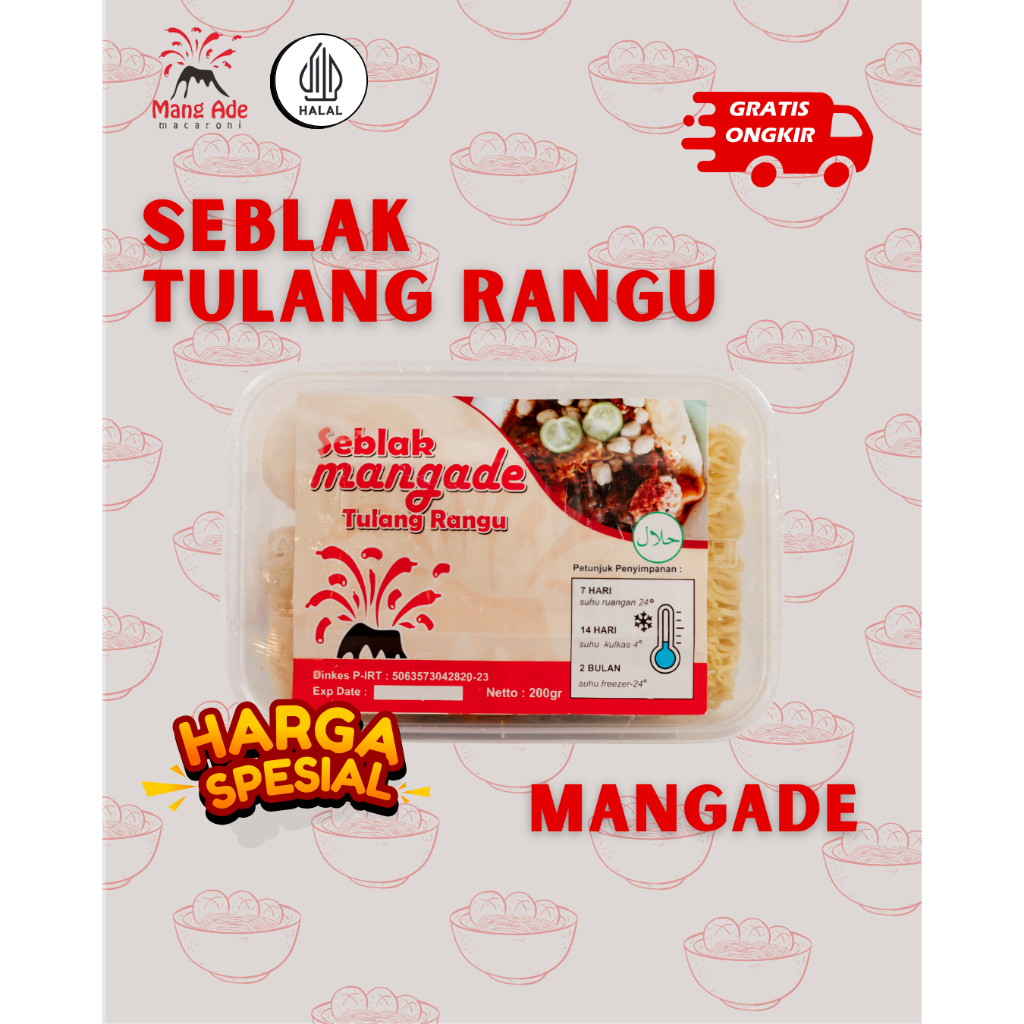 Jual Seblak Aci Tulang Rangu Mangade | Shopee Indonesia