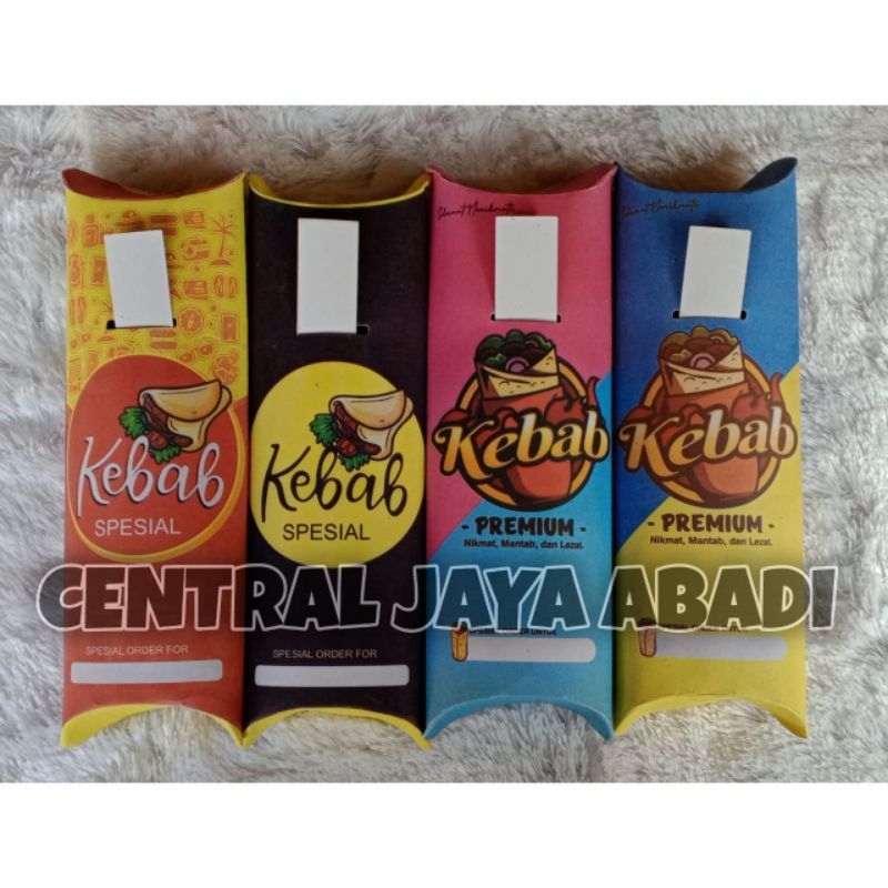Jual 50 LEMBAR KEMASAN KEBAB TARIKAN 24 × 9 CM IVORI PUTIH TEBAL HIGH ...