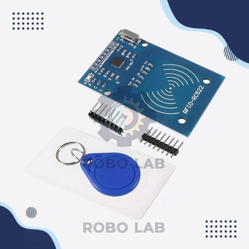 Jual MFRC-522 RC-522 RFID CARD PLUS KEY CHAIN MODULE | Shopee Indonesia