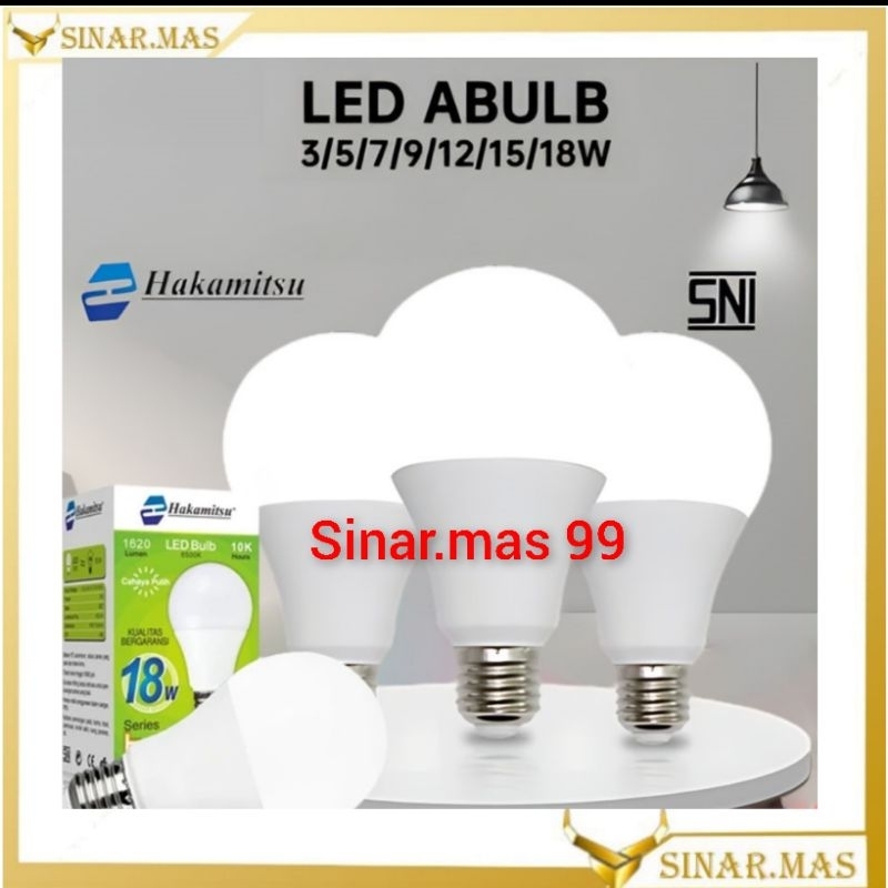 Jual lampu led 5w 7w 9w 12w 15w 18w hakamitsu,bohlam lampu terang ,lampu led lampu cahaya putih ...