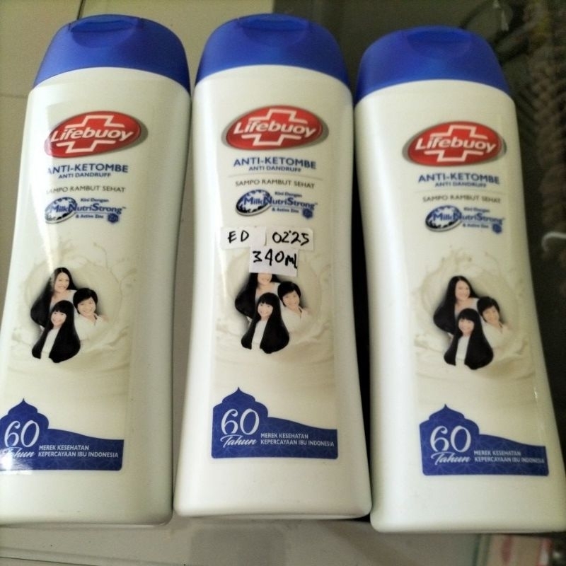 Jual Lifebuoy Shampo:340ml.botol BIRU/anti ketombe:170ml;merah | Shopee ...