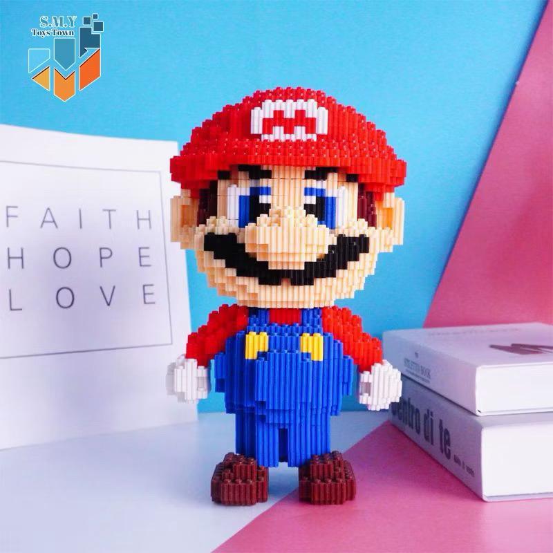 Jual TSC Toystown Nano Blocks Super Mario Bros 3D Model, Mainan Blok ...