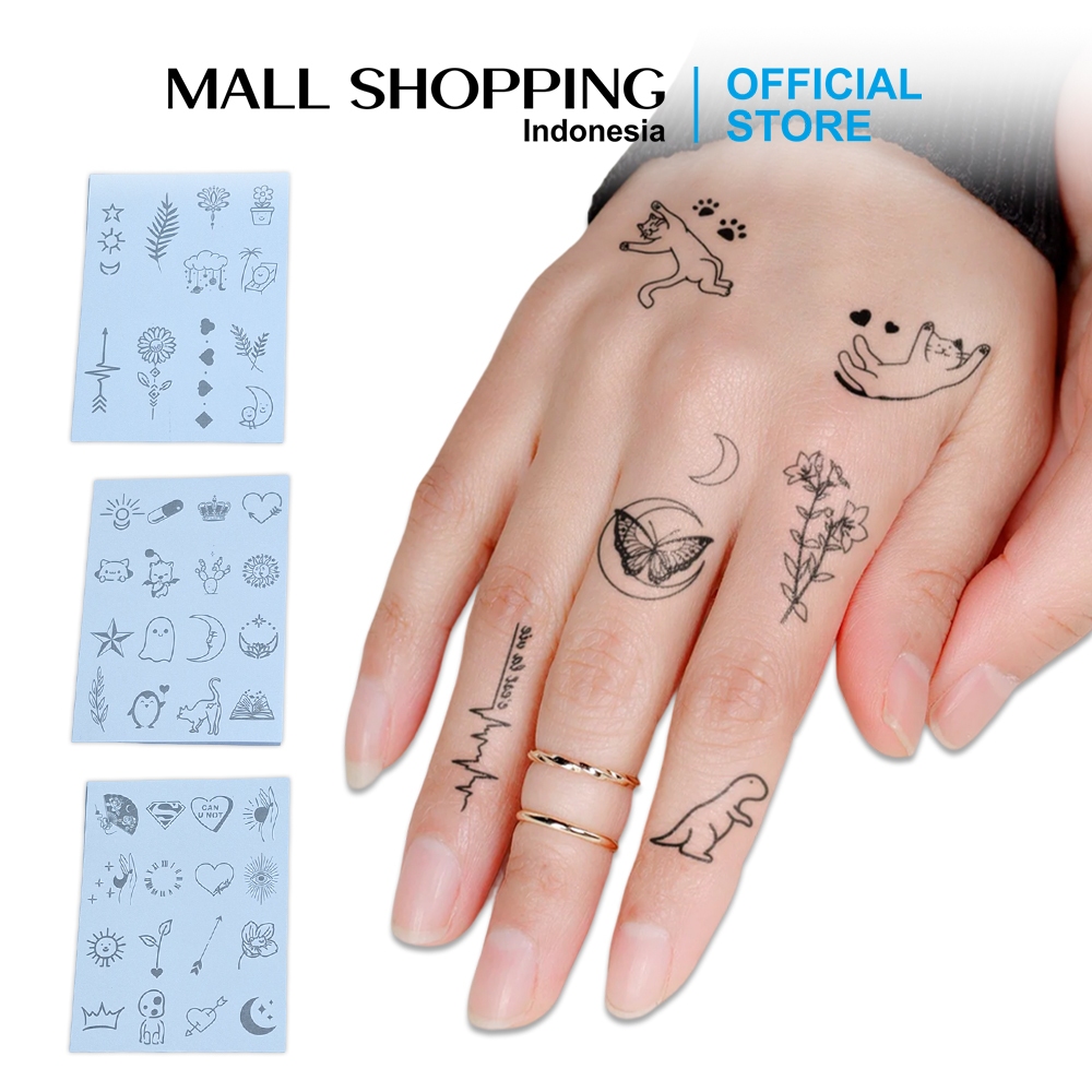 Jual Stiker Tato Temporary Semi Tahan 2 minggu Mini Karakter ...