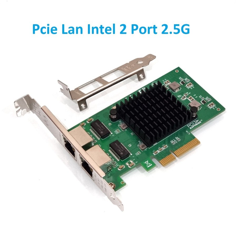 Jual Lan Card Intel i226 Dual Port 2.5G PCIE Ethernet Server Adapter ...