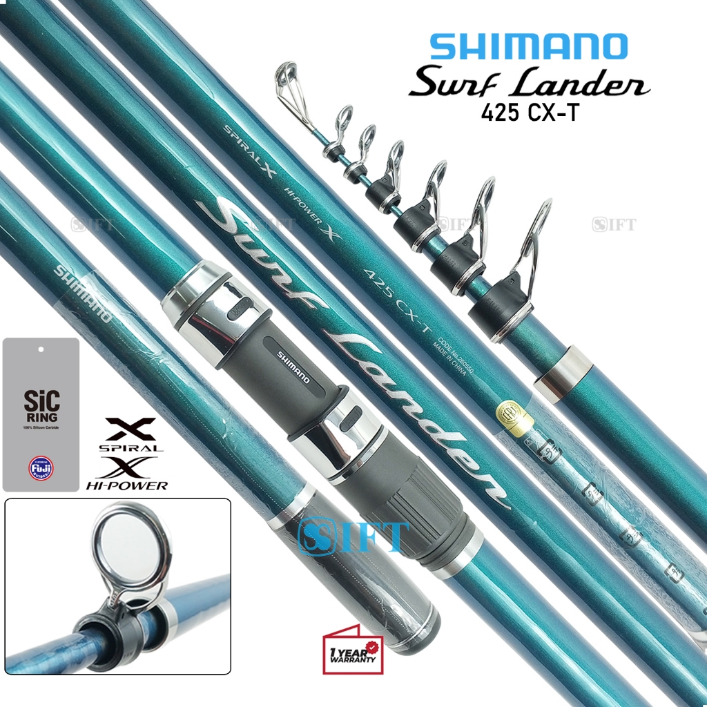 Jual Joran SHIMANO SURF LANDER | Fuji SiC & Seat | Casting Pasiran Pinggiran Laut Teleskopik ...