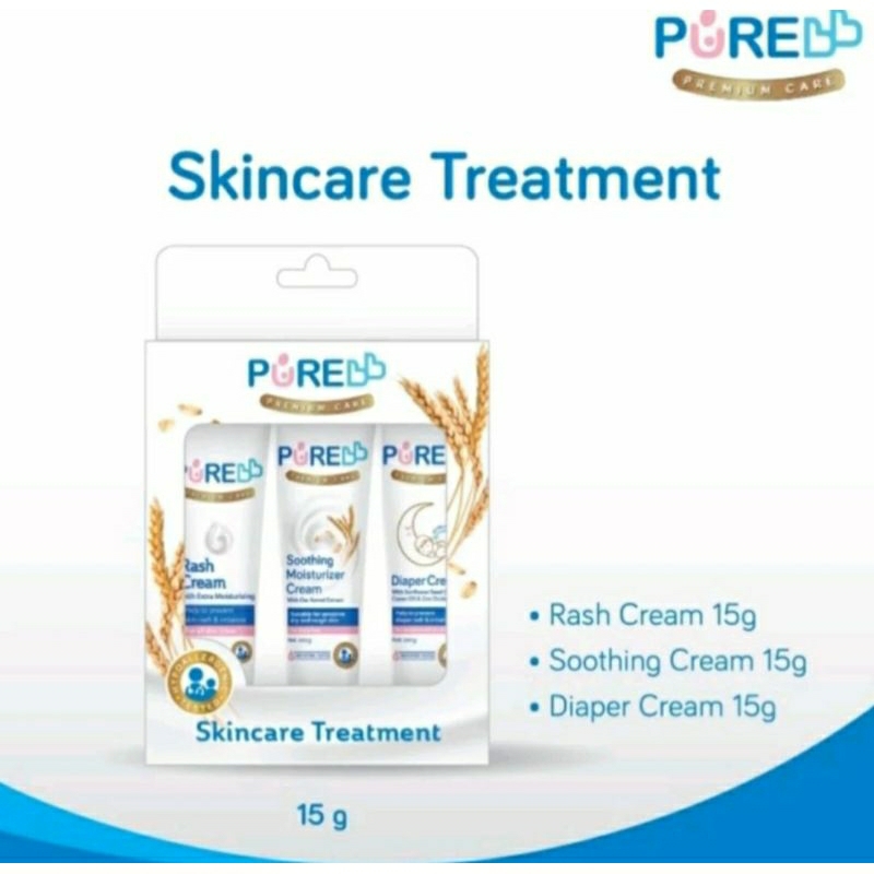 Jual Pure Baby Premium Care Paket isi 3 PureBB Diaper Rash Soothing ...