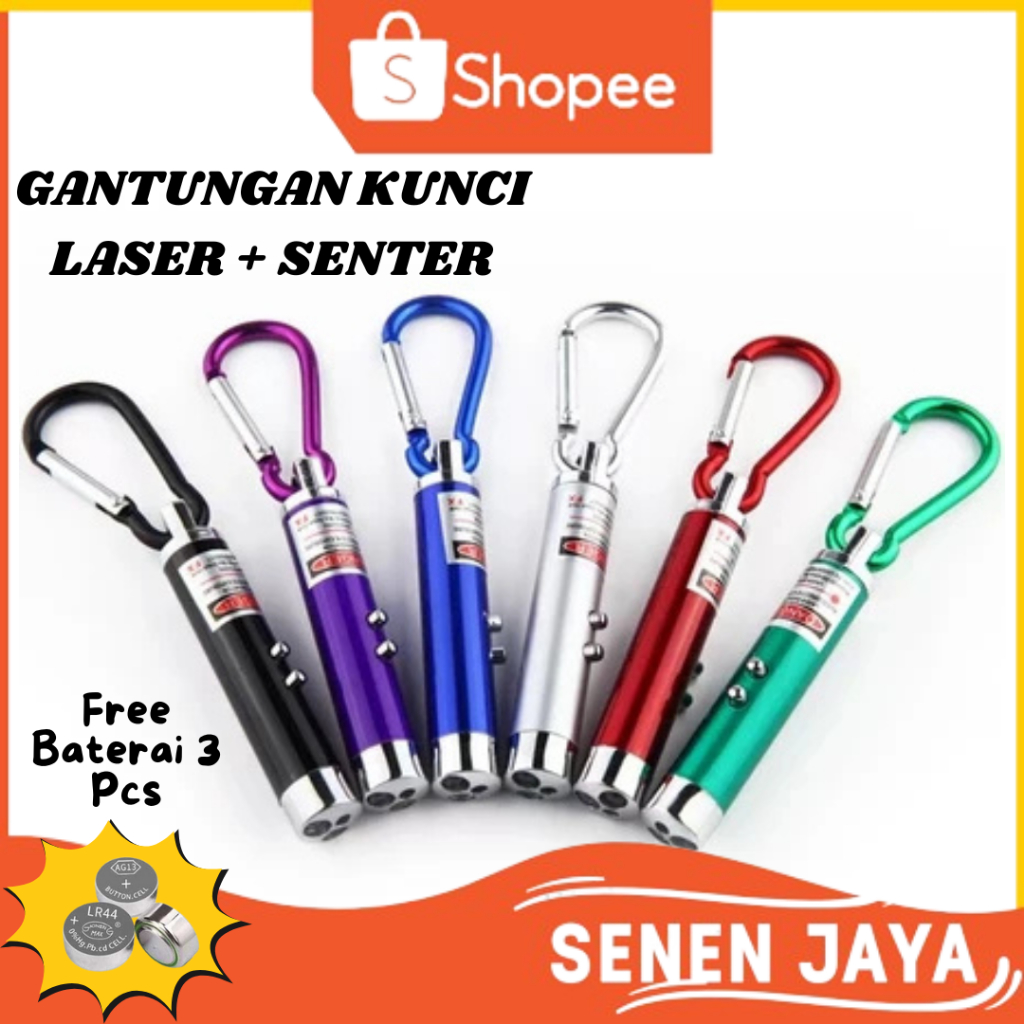 Jual TERMURAH!Gantungan kunci laser mini/ Laser Jarak jauh/ Laser Merah ...