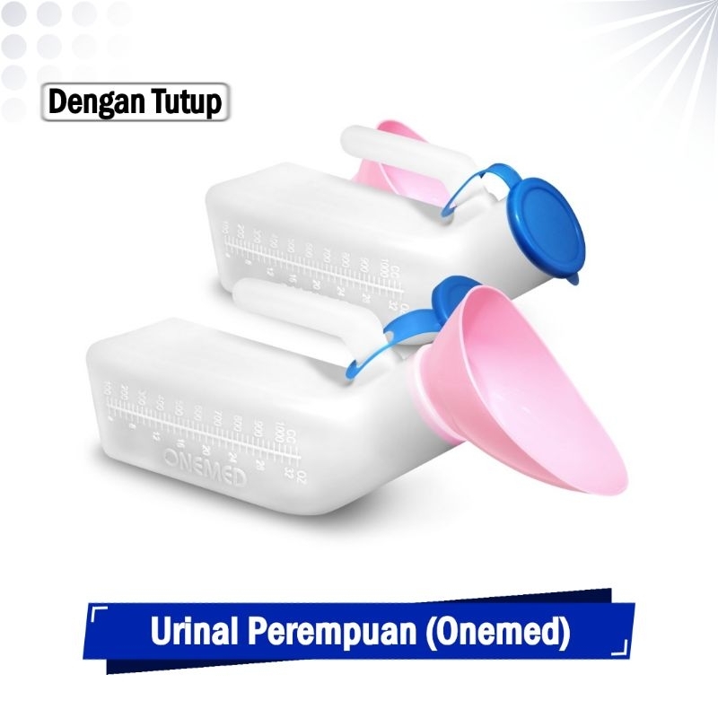 Jual Pispot Urinal Plastik + Tutup Untuk Pria dan Wanita OneMed ...