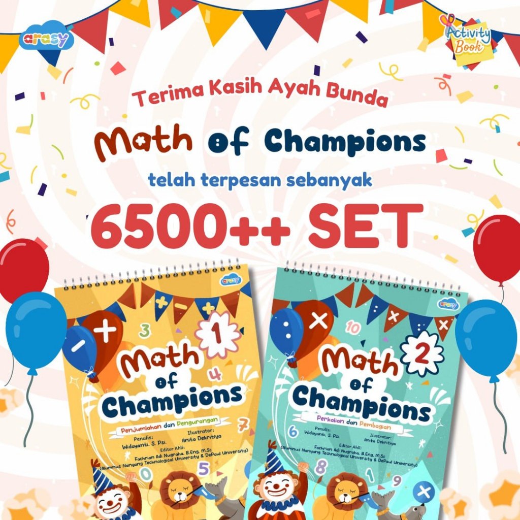 Jual MATH OF CHAMPION / Buku Soal Matematika /Matematika / Latihan Soal ...