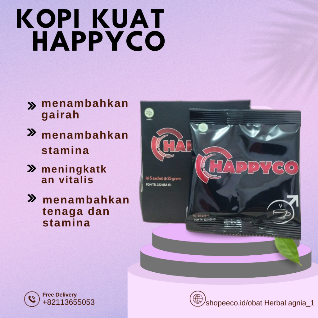Jual Kopi Herbal Happyco Minuman Tanpa Campuran BPOM Kopi Cleng ...