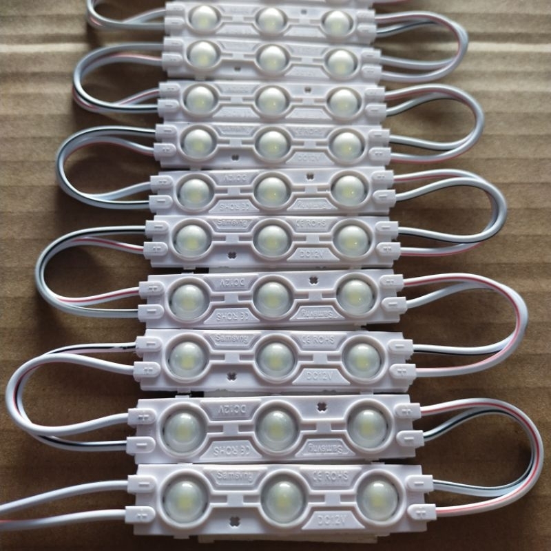 Jual LED Modul SAMSUNG Injection 1,5W IP65 DC/12V Cahaya Putih | Shopee ...