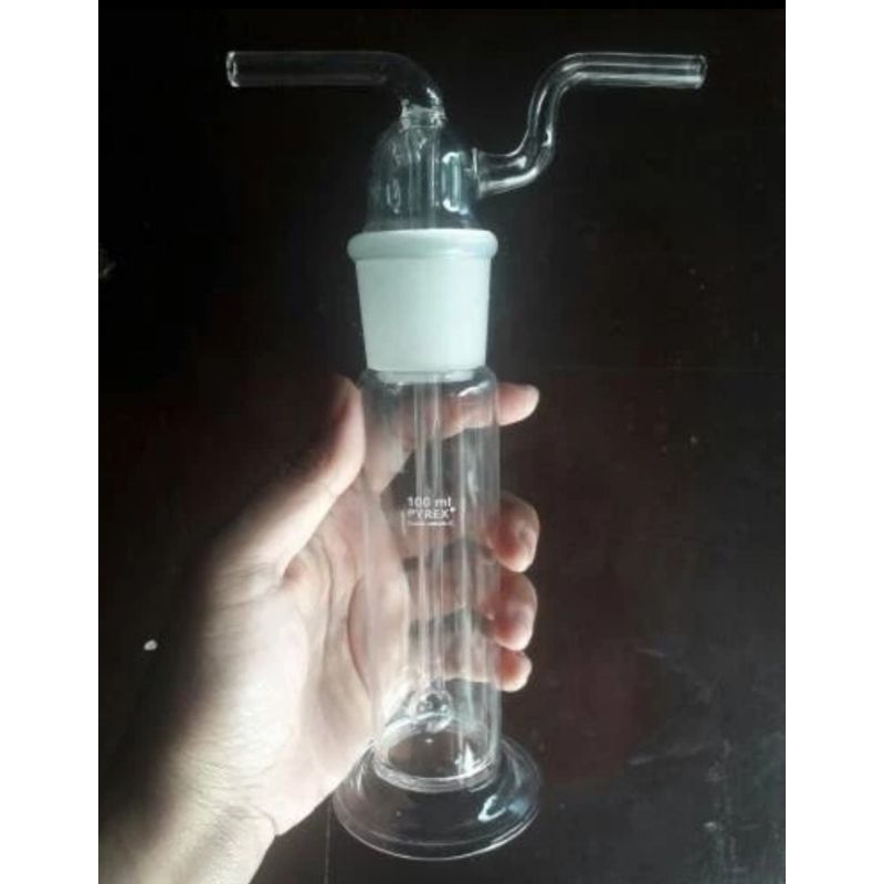 Jual Gas washing bottle 100ml /botol cuci Pyrex | Shopee Indonesia