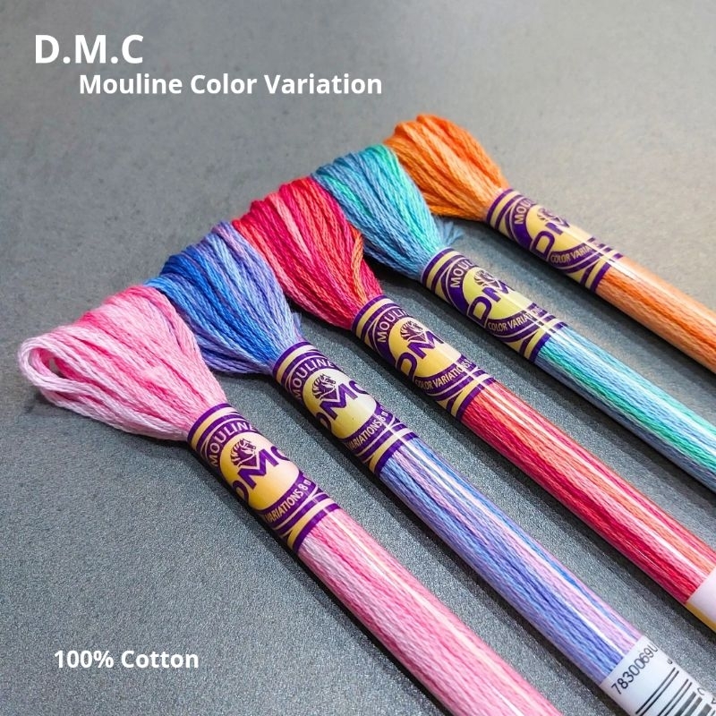 Jual Benang Sulam DMC Mouline Color Variation / 100% Cotton / Isi ...