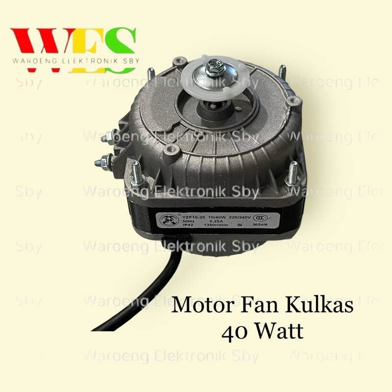 Jual MOTOR FAN KULKAS 40WAT/ MOTOR DINAMO KONDENSOR SHOWCASE 40WAT ...