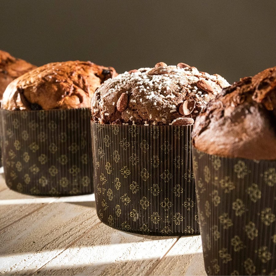 Jual Loyang Panettone MOTIF Cup Mold Panneton Paper cup Cetakan Kue ...