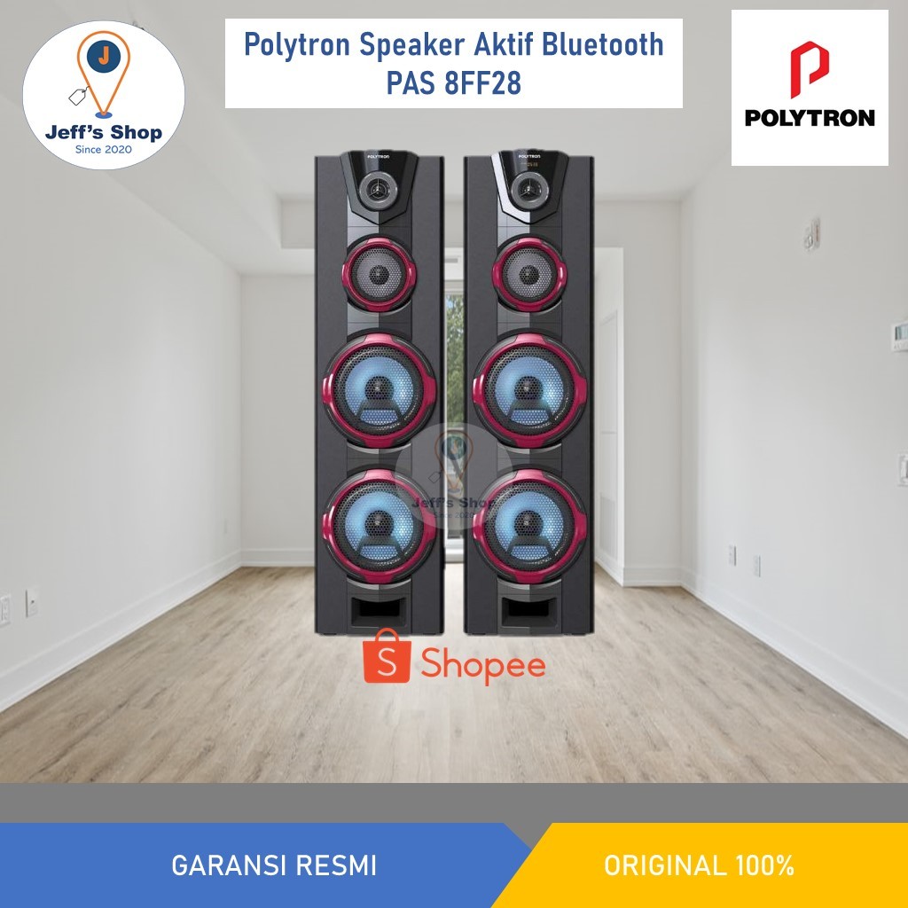 Jual Polytron Speaker Aktif Bluetooth [Double Woofer 8 Inch] PAS 8FF28 ...