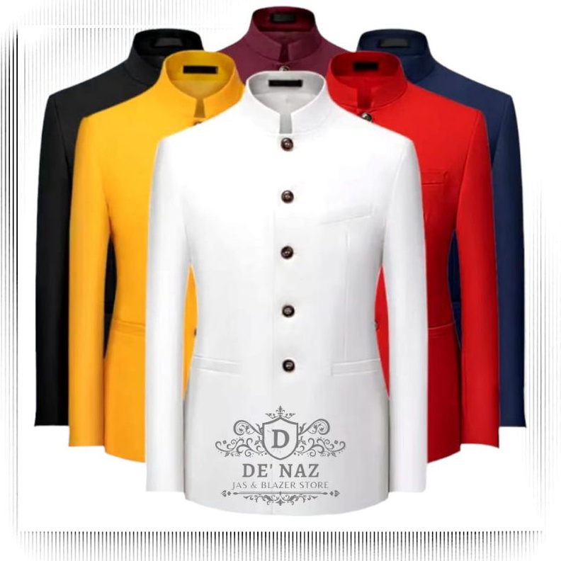 Jual Jas Koko Jasko Pria Jas Blazer Mandarin Beskap Jas Formal Jasko ...