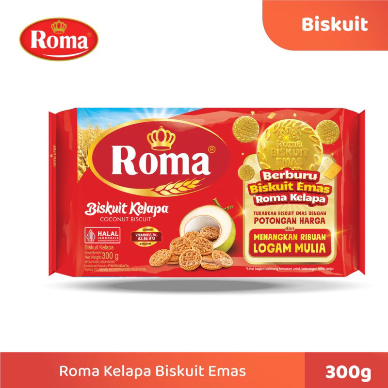 Jual Biskuit Roma Kelapa 300 gr | Shopee Indonesia
