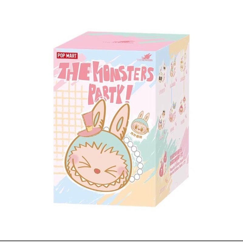 Jual [READY] POP MART LABUBU THE MONSTER PARTY SERIES PLUSH POUCH ...