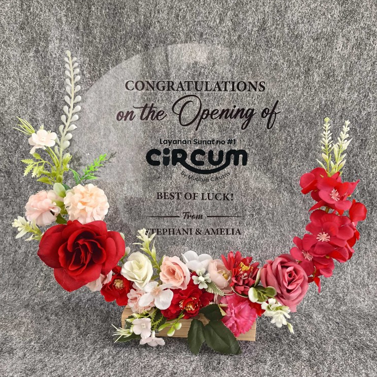 Jual [TIDAK PO] Bunga Akrilik Stand Acrylic bunga Artificial | Papan ...