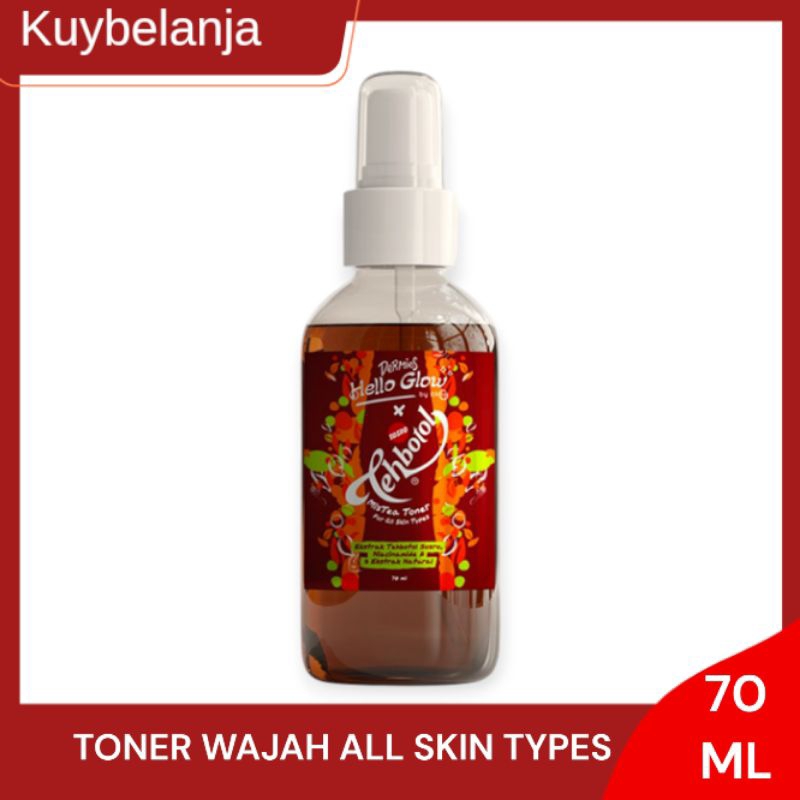 Jual Dermies Hello Glow Mistea Toner Wajah 70ml x Teh botol Sosro ...