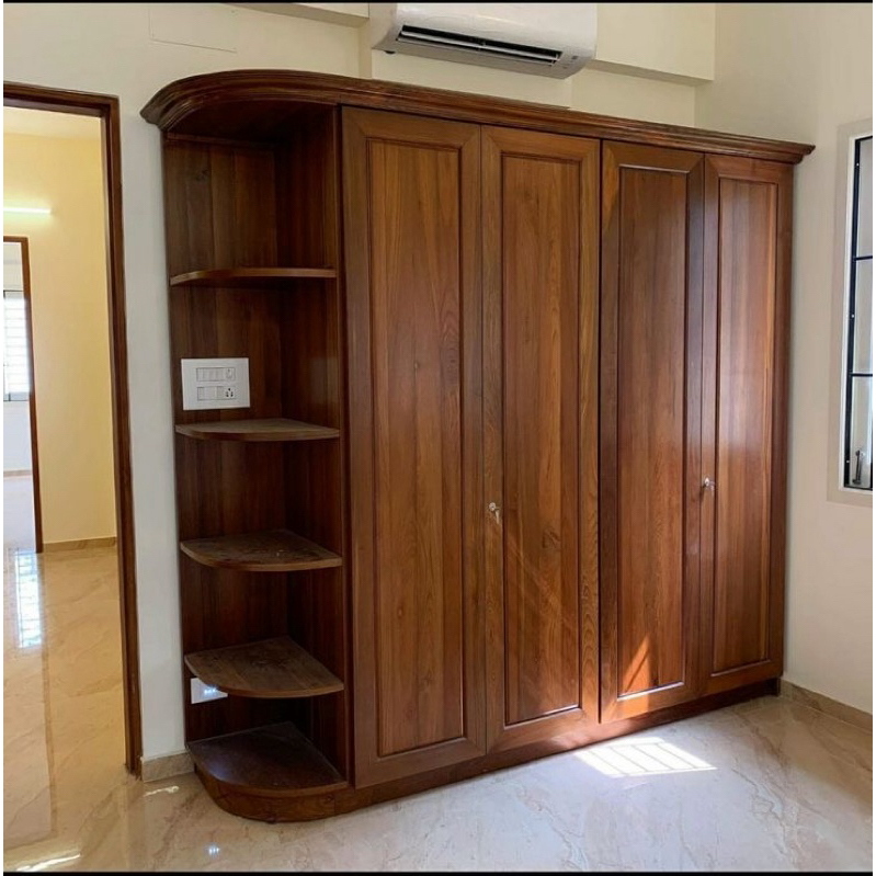 Jual lemari pintu 4 kayu jati lemari minimalis lemari pakaian almari ...