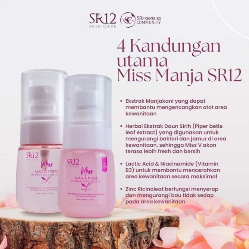 Jual Paket Miss MANJA SR12 Manja Wash dan Manja Spray | Shopee Indonesia