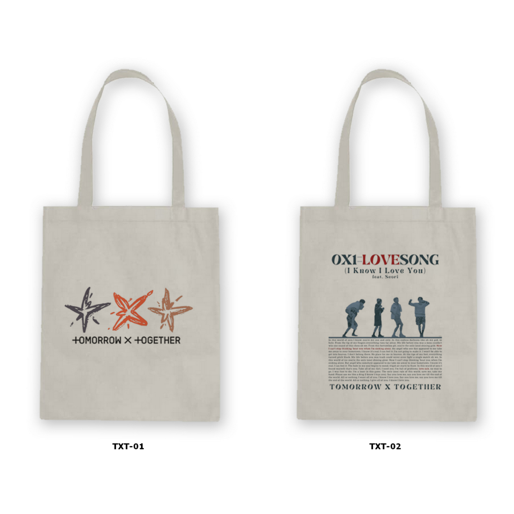 Jual Tas Tote Bag Resleting Premium - Txt / Tomorrow X Together /Kpop ...