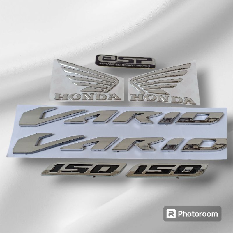 Jual EMBLEM VARIO NEW 150 FULL SET 3D / LOGO VARIO 150 FULL SET / FULL ...