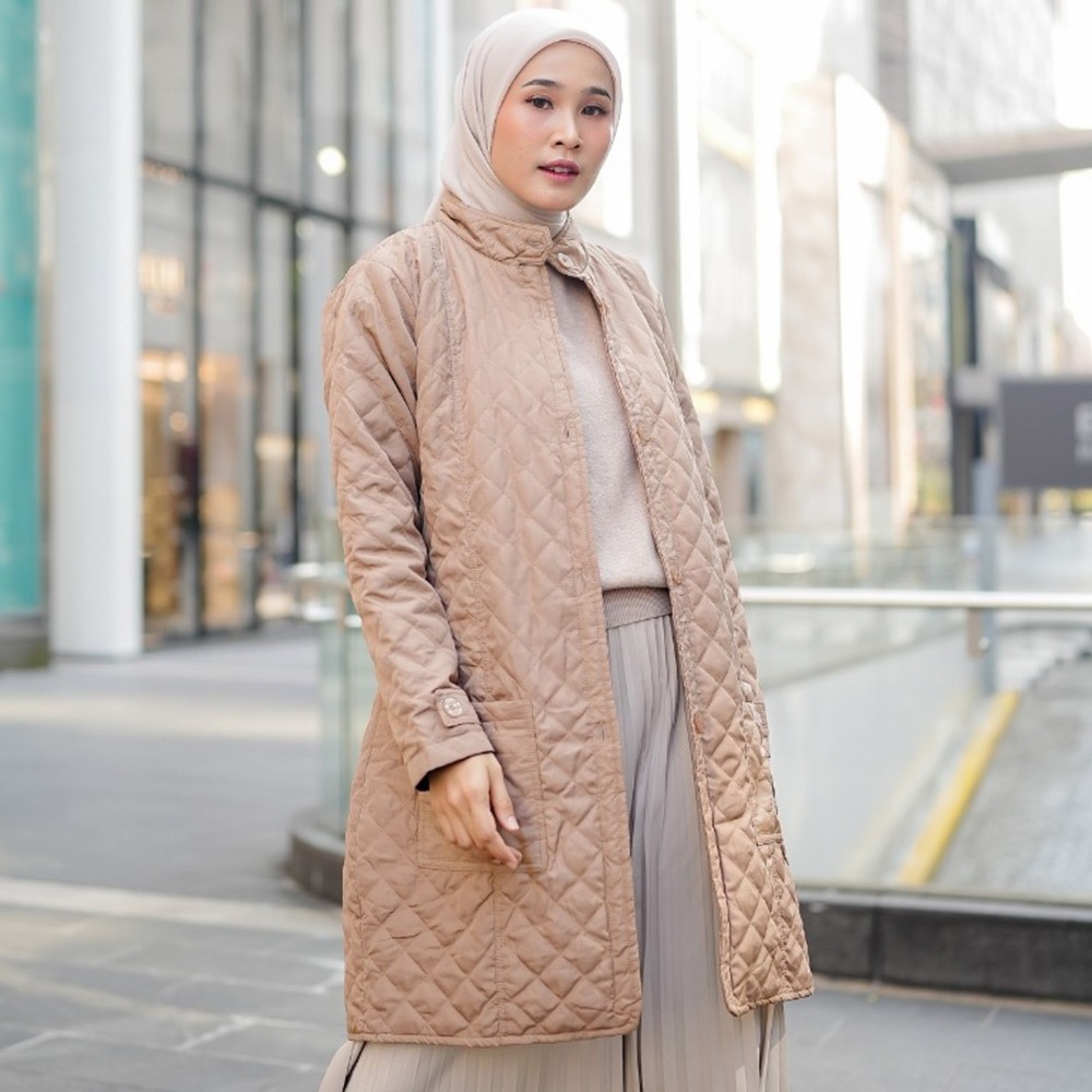 Jual Jaket Jacket Panjang Wanita Cewek Perempuan Muslimah Hijaber Syari ...