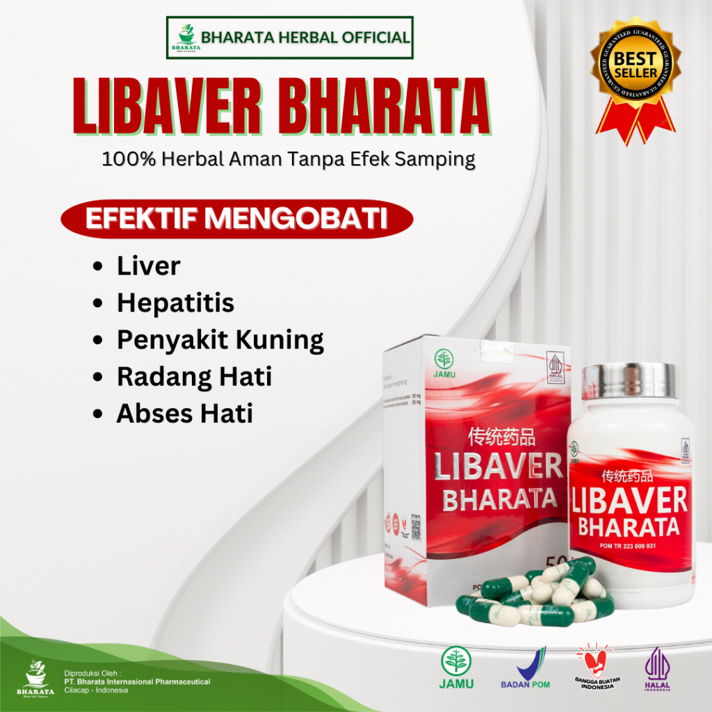 Jual Libaver Bharata - Obat Liver - Herbal Liver Bengkak - Hepatitis ...