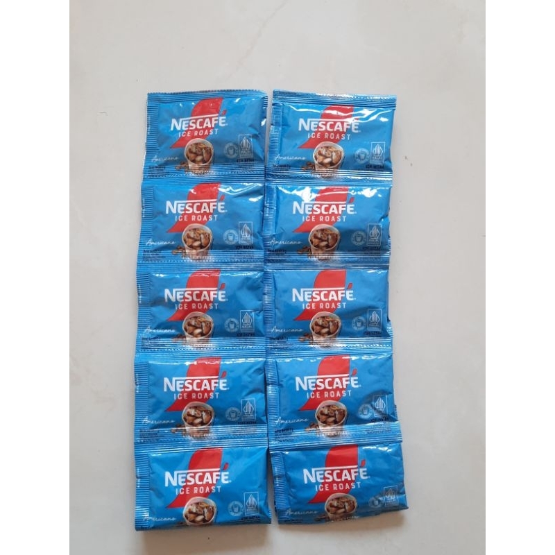 Jual Nescafe Ice roast Americano sachet isi 10 // ORIGINAL | Shopee ...