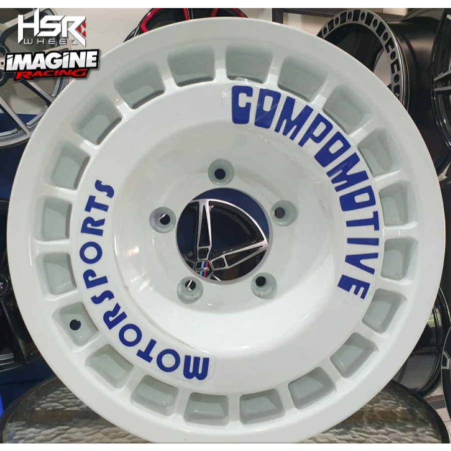 Jual VELG MOBIL RACING RL COMPOMOTIVE R15 5X139,7 FEROZA ECSUDO VITARA ...