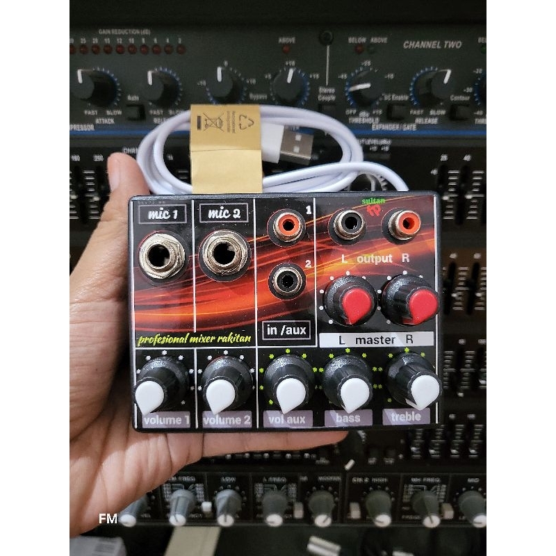 Jual Mixer Mini 5volt rakitan untuk speaker aktif/power aktif | Shopee ...