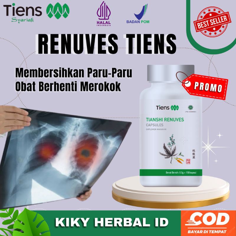 Jual Tiens Renuves Membersihkan Paru-Paru Obat Berhenti Merokok ( 150 ...