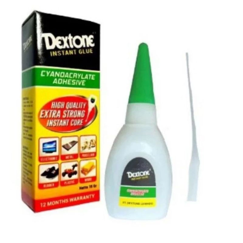 Jual LEM DEXTON INSTANT GLUE 15GRAM / LEM KOREA / LEM BESI DLL | Shopee ...